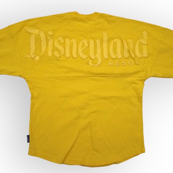 Disney | Tops | Disney Disneyland Dapper Yellow Puff Paint Glitter ...